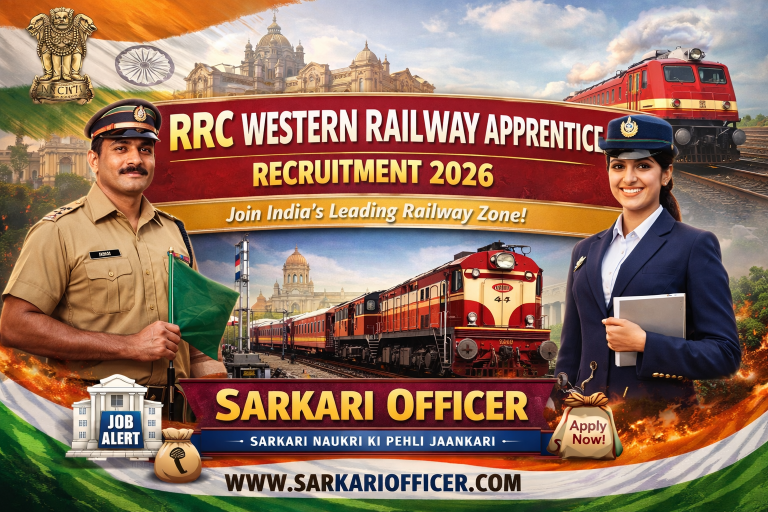 RRC Western Railway Apprentice Recruitment 2026 – Apply